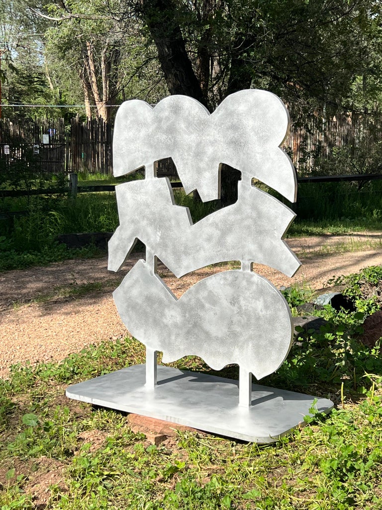 Kerry Green - Cloudy, aluminium, sculpture, by Kerry Green, silver ...