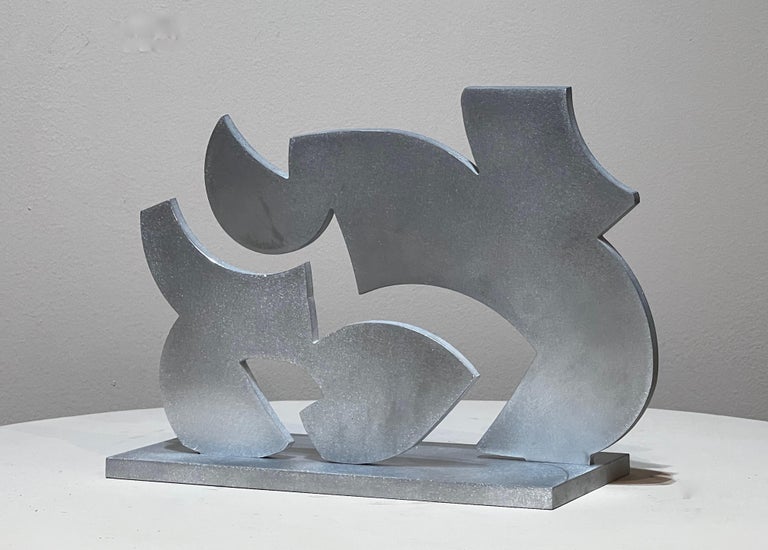 Kerry Green - Smoke, sculpture, by Kerry Green, aluminum, silver ...
