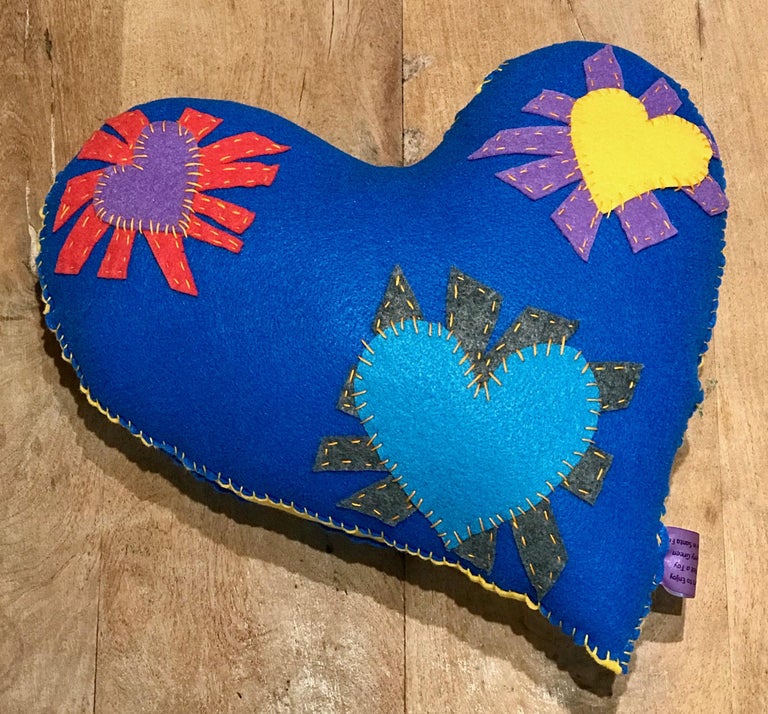 Kerry Green - Soft Heart, Crazy Heart, soft sculpture by Kerry Green ...