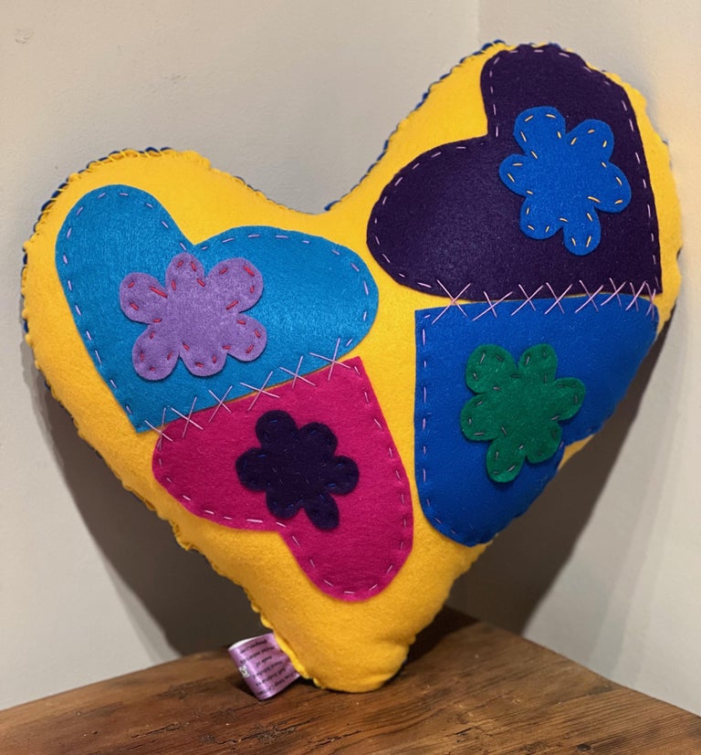 Kerry Green - Soft Heart, Crazy Heart, soft sculpture by Kerry Green ...