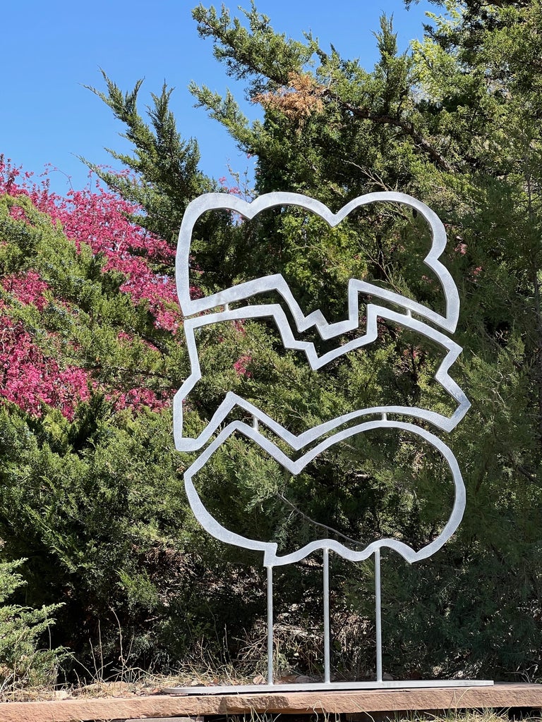 Kerry Green - Storm, sculpture by Kerry Green, aluminum, silver ...