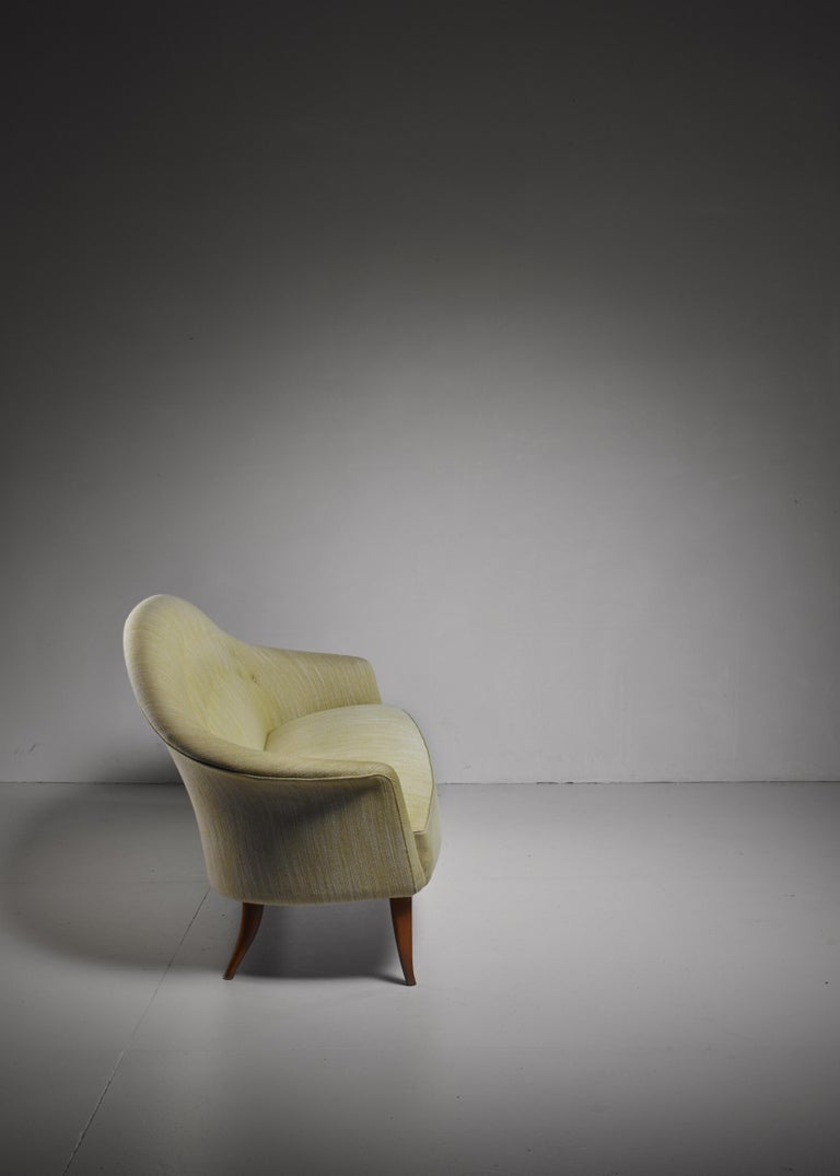 Kerstin Holmquist Paradiset sofa in light green, Sweden, 1960s For Sale ...