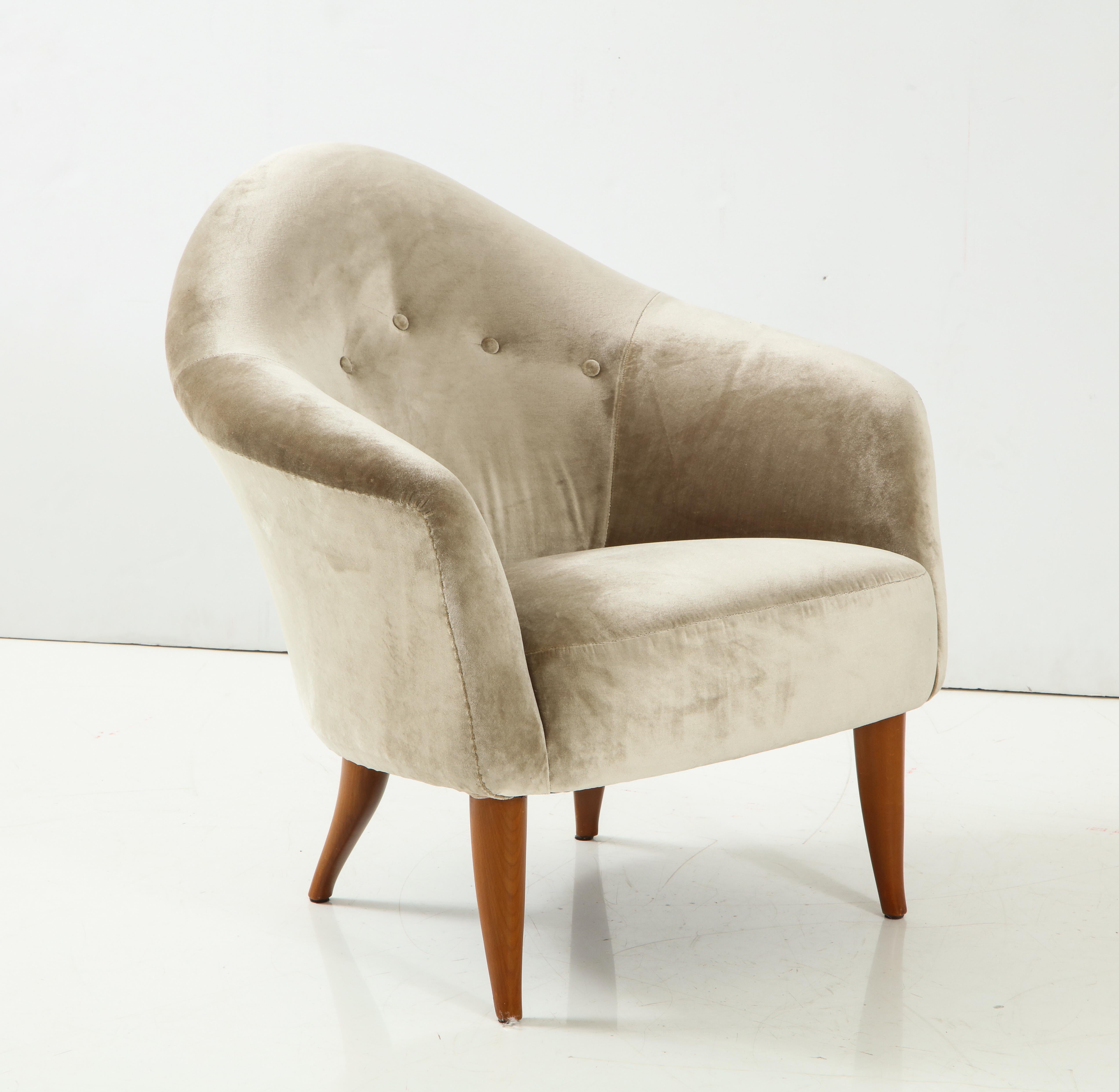 Kerstin Horlin-Holmquist "Little Adam" Lounge Chair, Sweden, 1960s at ...