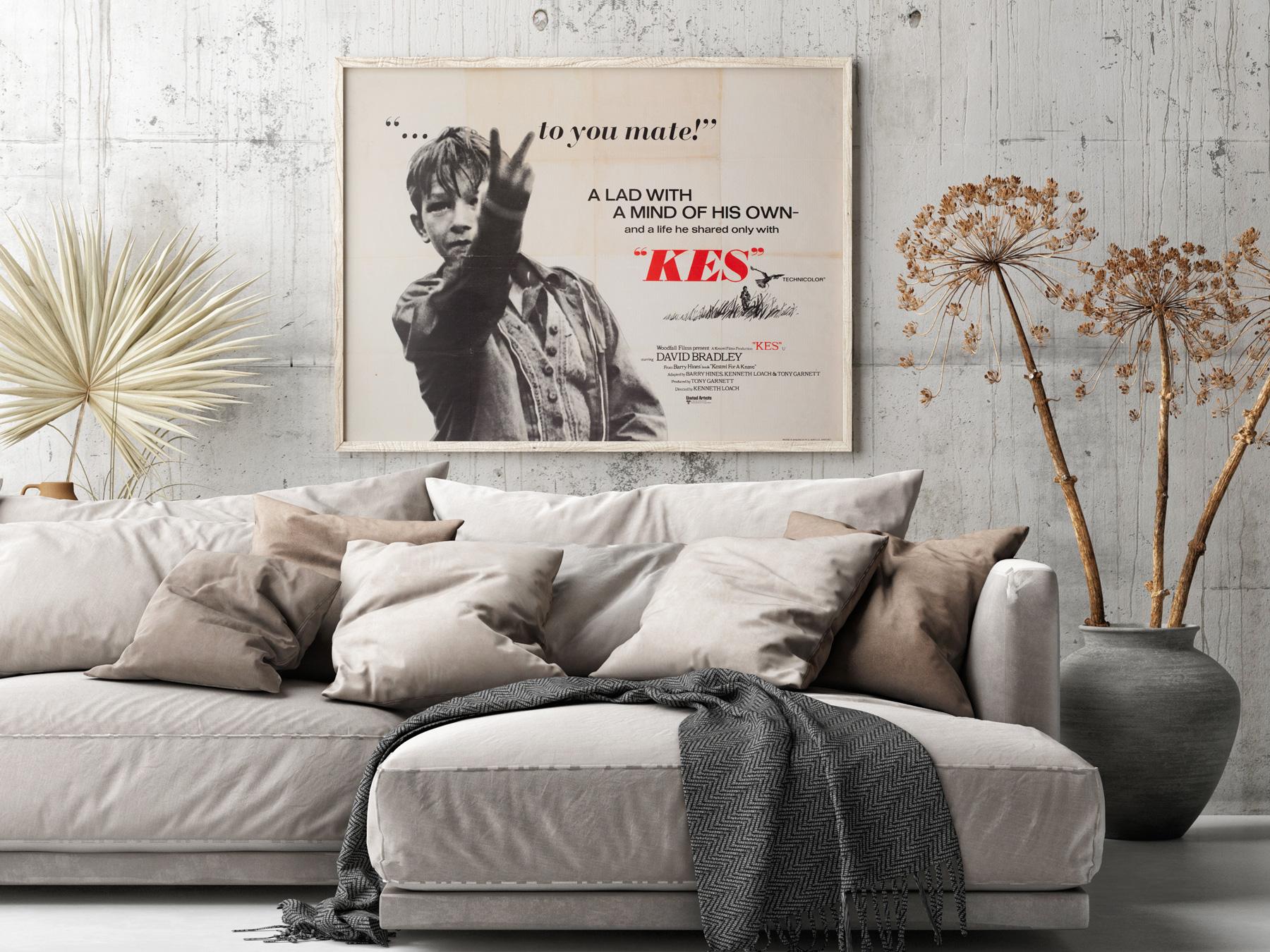 "KES 1969 1ST RELEASE" Original UK Quad Film Movie Poster at 1stDibs ...