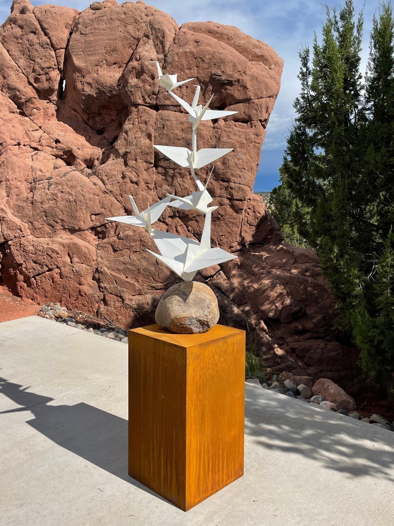 Kevin Box - Rising Cranes (garden size) #24 For Sale at 1stDibs