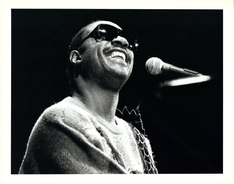Kevin Mazur - Stevie Wonder on Stage Vintage Original Photograph For ...
