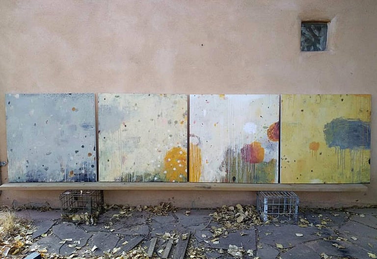 Kevin Tolman - Winter - Original mixed media on canvas - 36 x 36 in ...