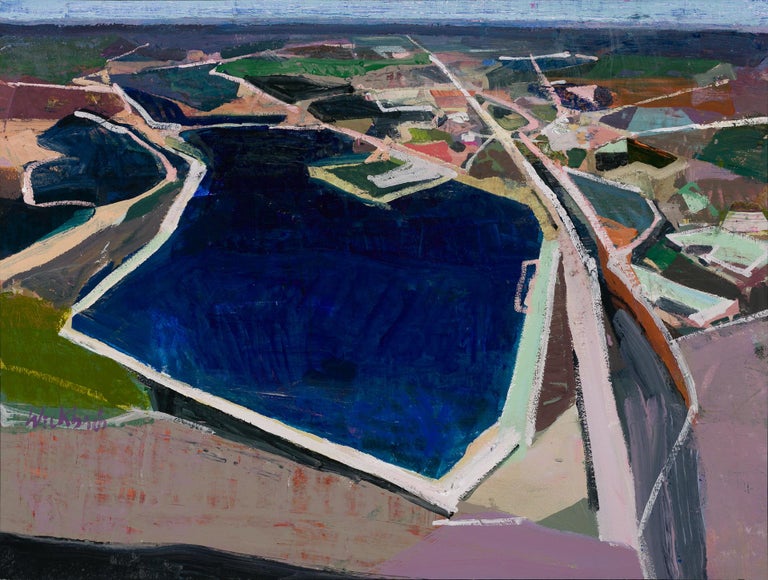 Kevin Weckbach - "Deep Blue", Oil Painting For Sale at 1stDibs