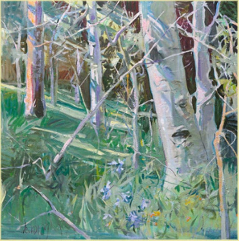 Kevin Weckbach - "Quiet Woods", Oil Painting For Sale at 1stDibs