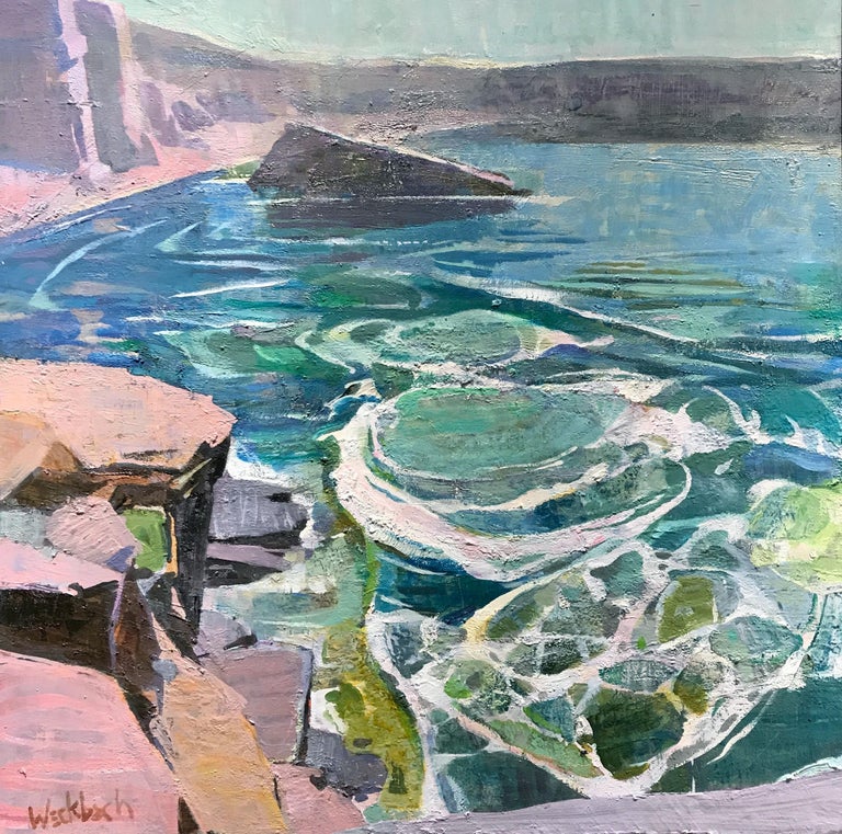 Kevin Weckbach - "Ring Cove", Oil Painting For Sale at 1stDibs