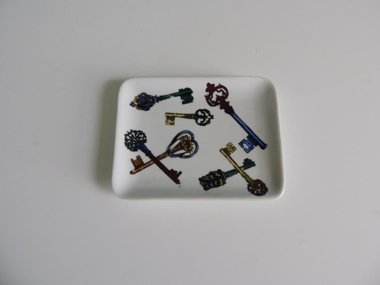 Keys Ceramic Trinket Dish For Sale at 1stDibs