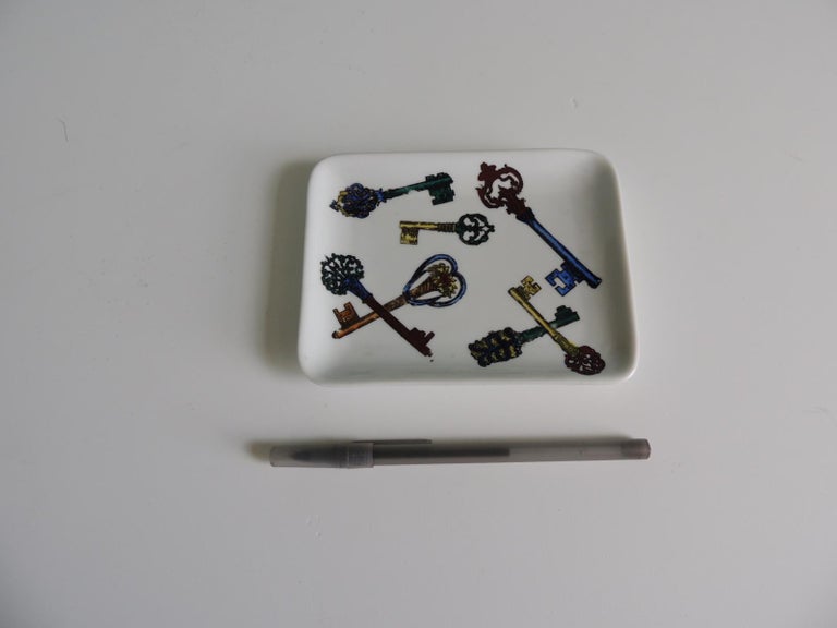 Keys Ceramic Trinket Dish For Sale at 1stDibs