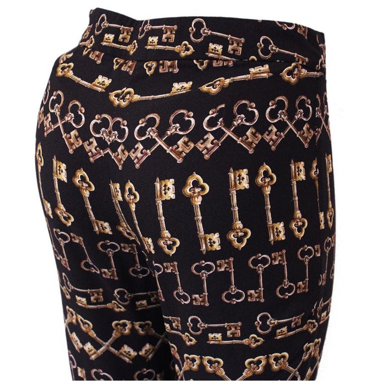 Dolce and Gabbana "Keys" pants size 38 at 1stDibs