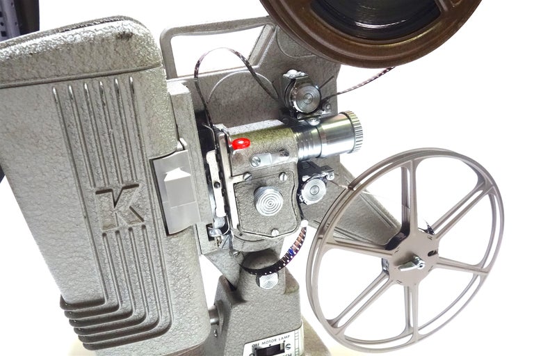 Keystone Vintage Movie Projector circa 1950s, Pristine, with Film and ...