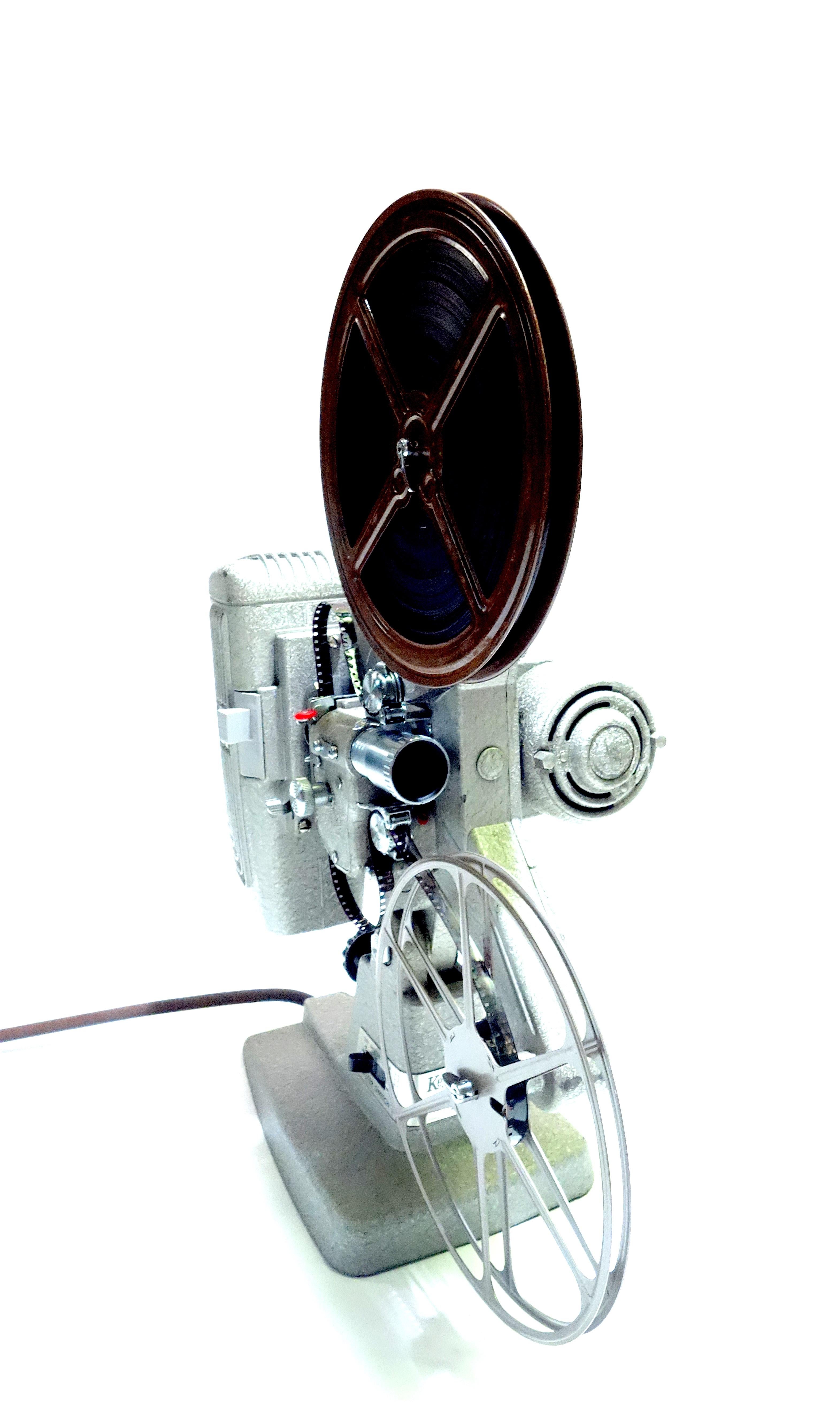 Keystone Vintage Movie Projector circa 1950s, Pristine, with Film and ...