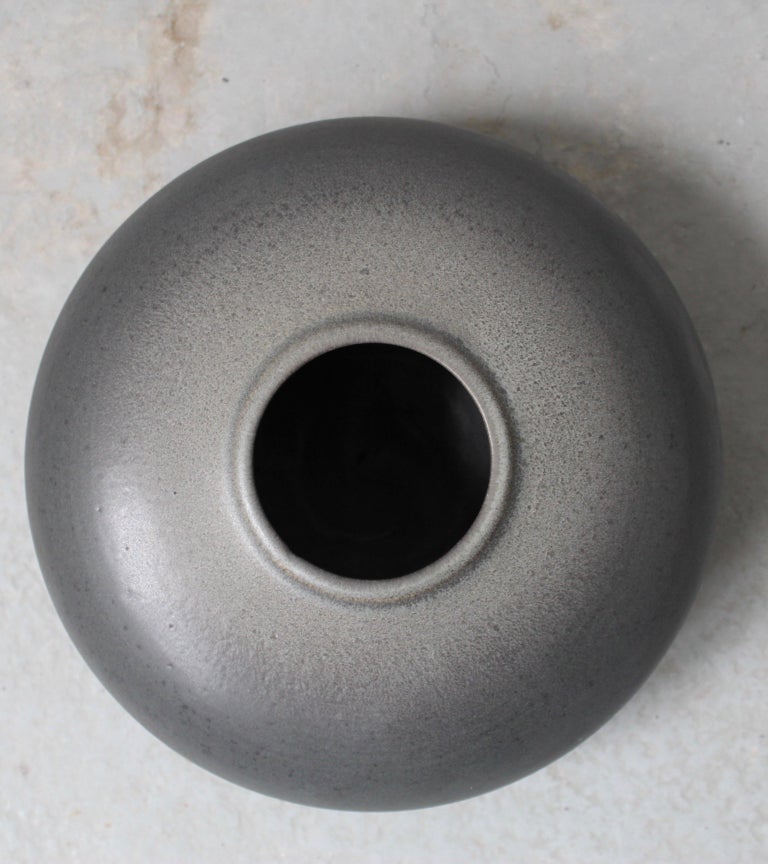 KH Würtz Squat Gundiga Shaped Pot in Grey Dégradé Glaze at 1stDibs ...
