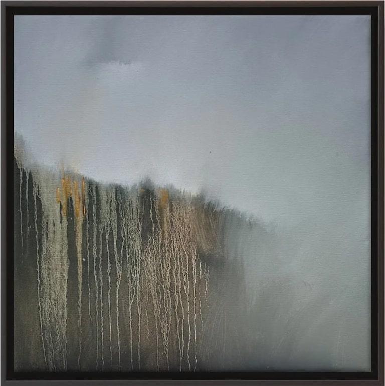 Khalid Alkaaby - Abstract Oil Painting, "Connection" For Sale at 1stDibs