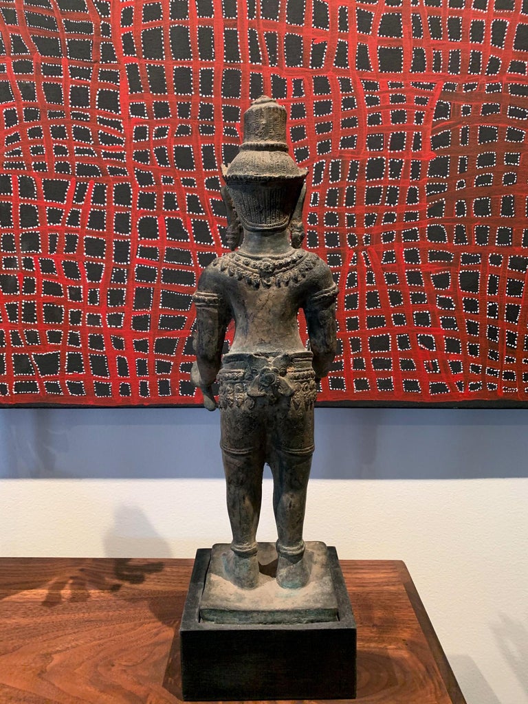 Khmer Bronze Statue of Vishnu Cambodia at 1stDibs | khmer vishnu