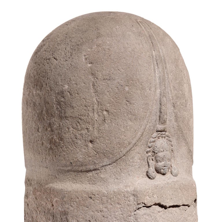 Khmer Mukhalinga Sculpture, Sandstone, Pre-Angkor Period For Sale at ...
