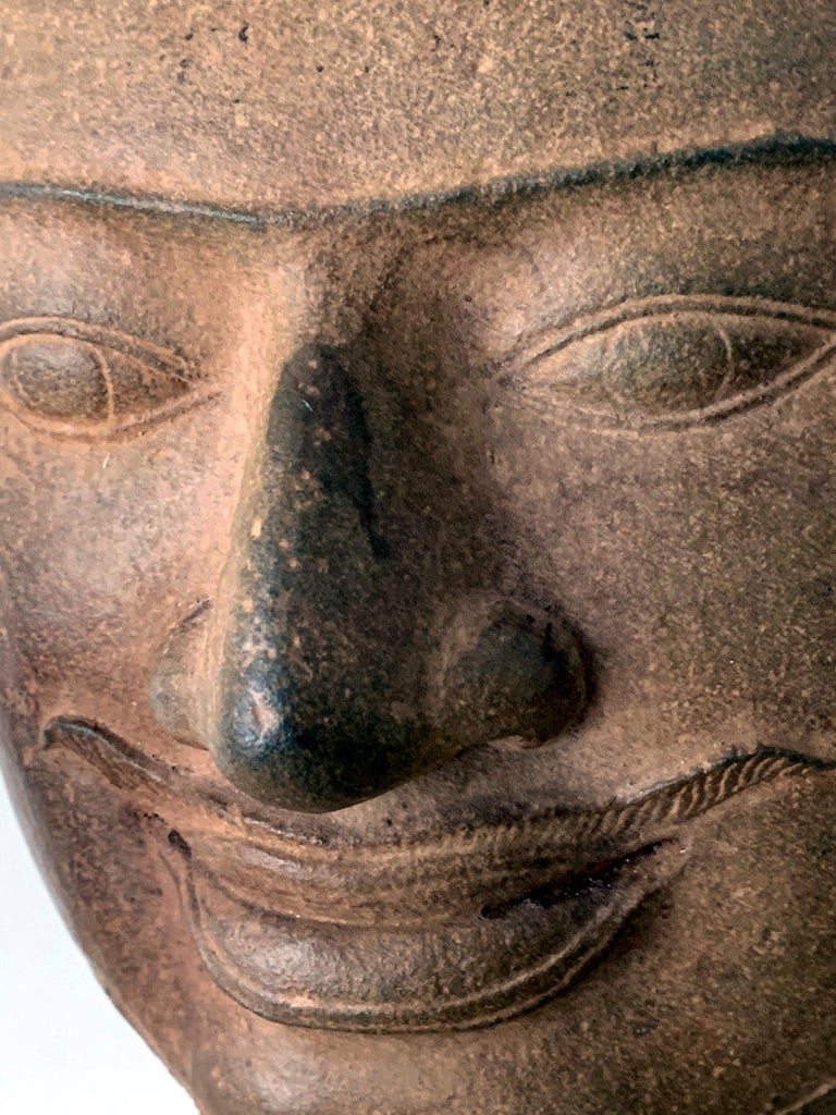 Khmer Sandstone Carving of Vishnu Cambodia at 1stDibs | khmer stone carving