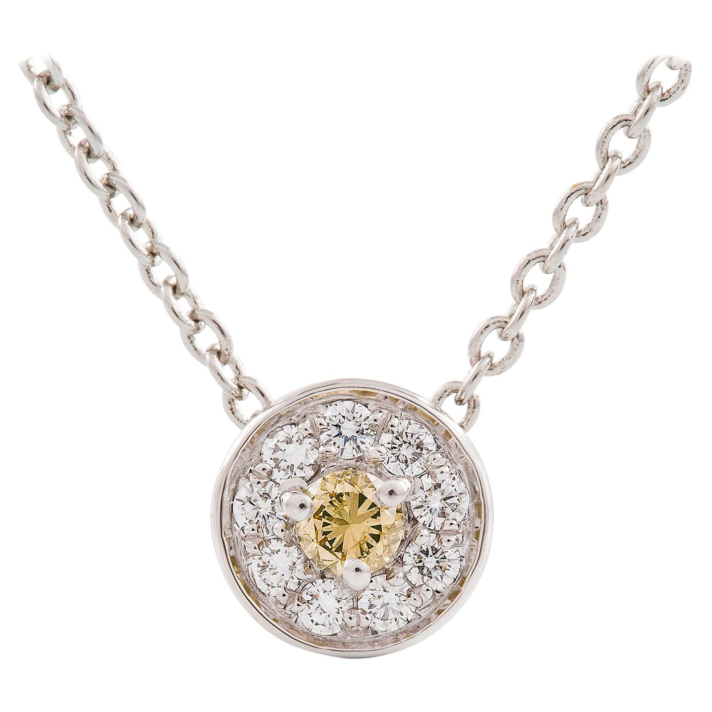 Antique Yellow Diamond Necklaces - 281 For Sale at 1stdibs