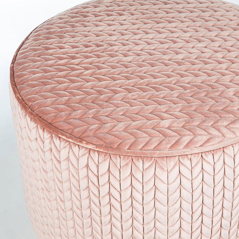 Kidman Pink Pouf For Sale at 1stDibs | pink poufs, pink pouff, pink poofs
