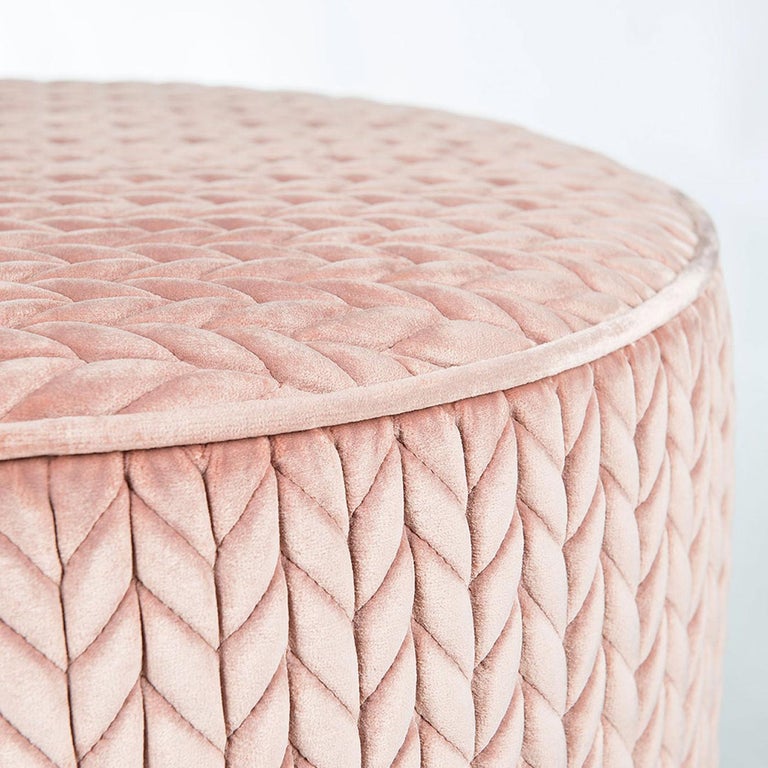 Kidman Pink Pouf For Sale at 1stDibs | pink poufs, pink pouff, pink poofs