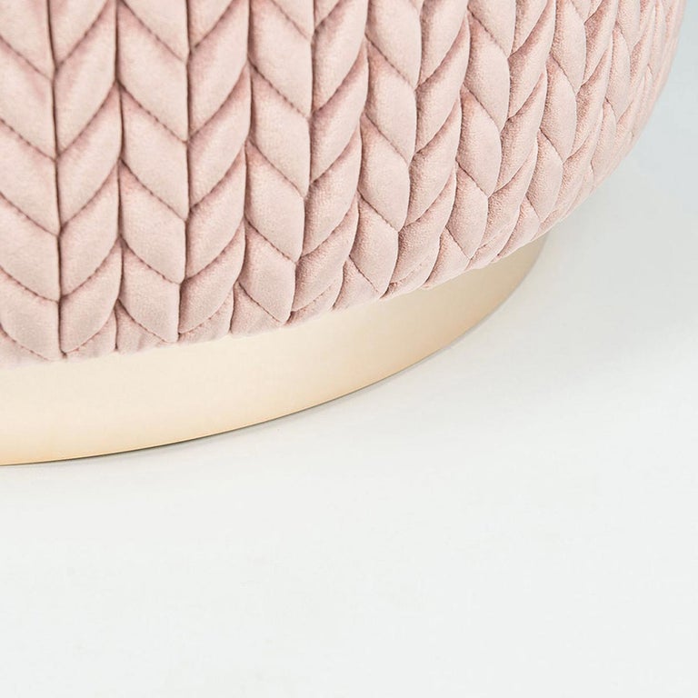 Kidman Pink Pouf For Sale at 1stDibs | pink poufs, pink pouff, pink poofs