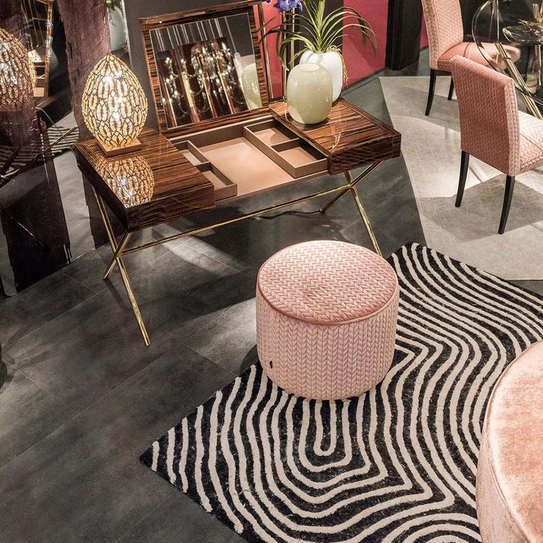 Kidman Pink Pouf For Sale at 1stDibs | pink poufs, pink pouff, pink poofs