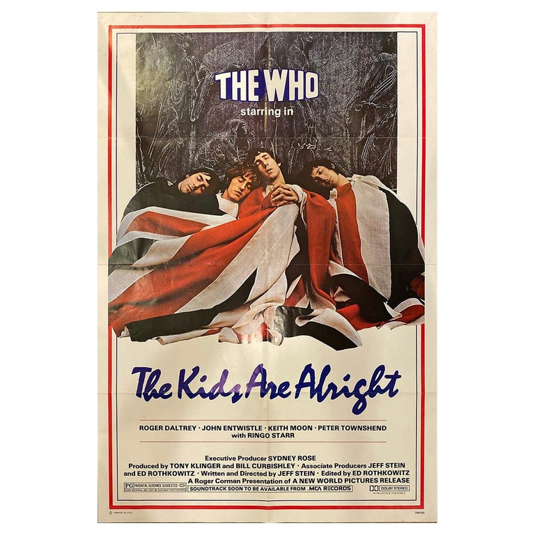 "Kids Are Alright", The '1979' Poster For Sale at 1stDibs
