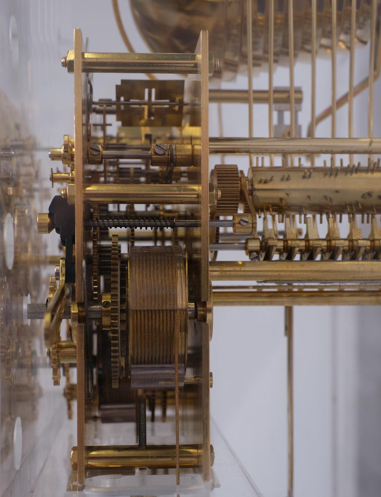 Kieninger 8-Bell Carillon Wall Clock, 1975 Germany at 1stDibs