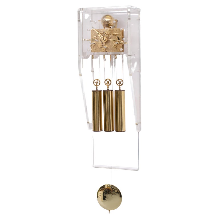 Kieninger 8-Bell Carillon Wall Clock, 1975 Germany at 1stDibs