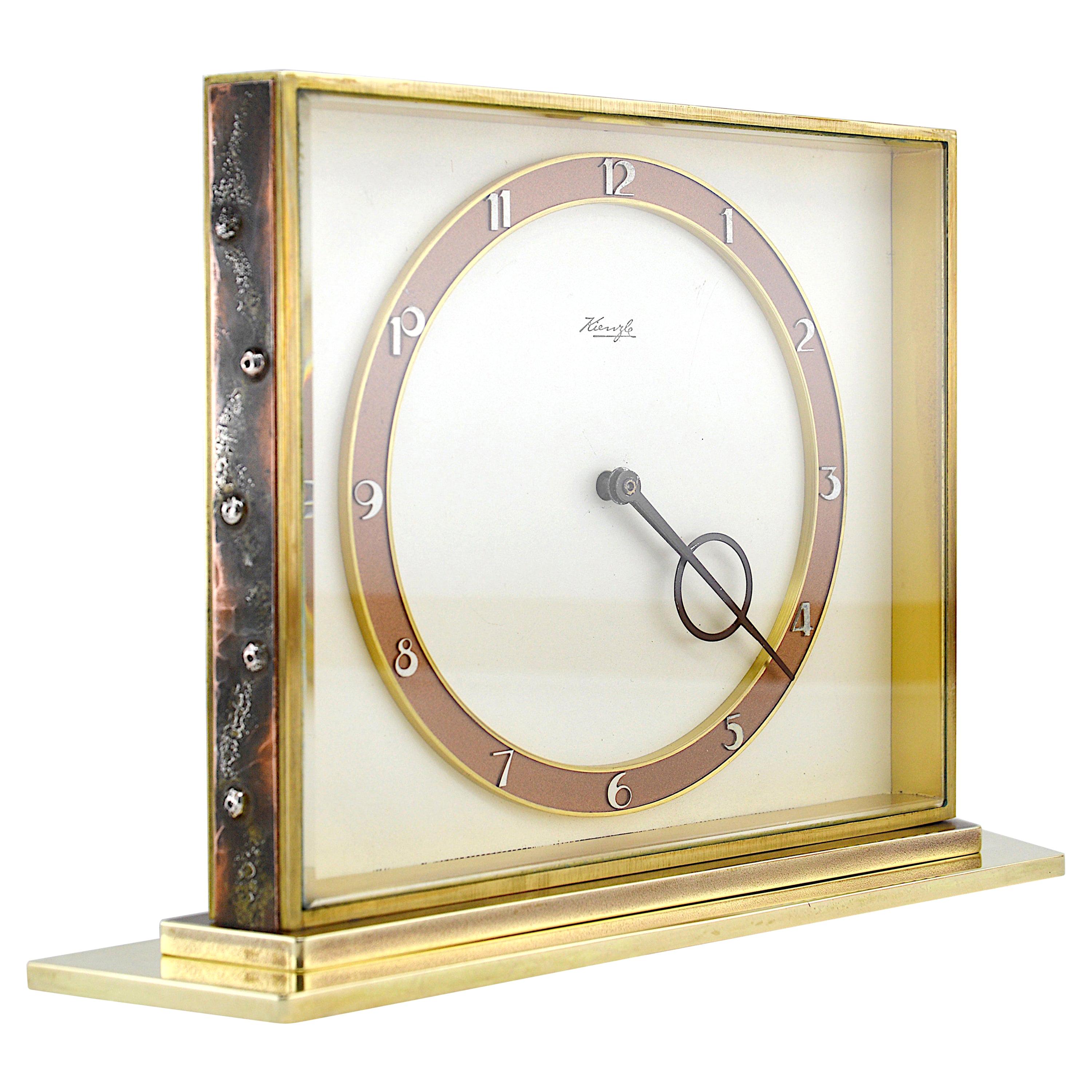 German Hexagonal Table Clock at 1stdibs