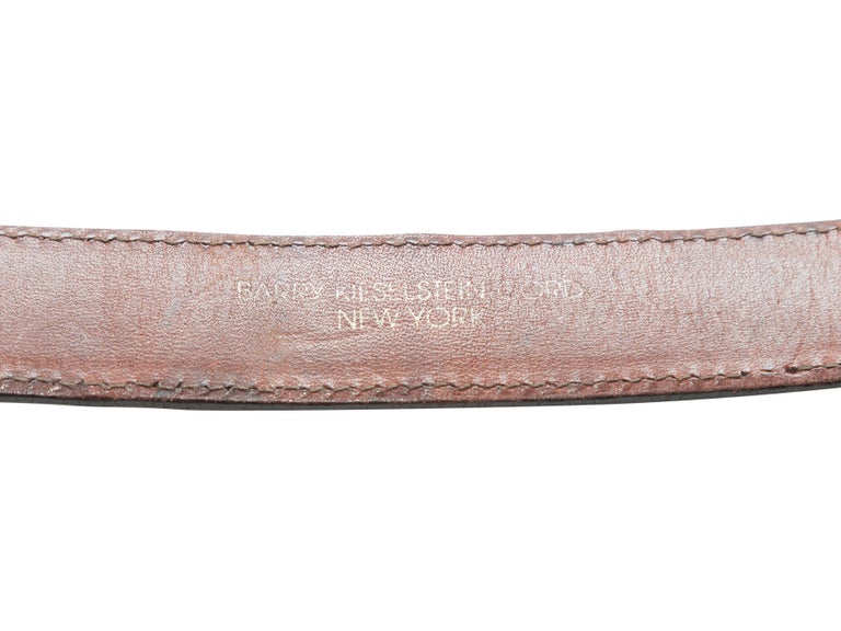 Kieselstein-Cord Black Alligator Belt For Sale at 1stDibs