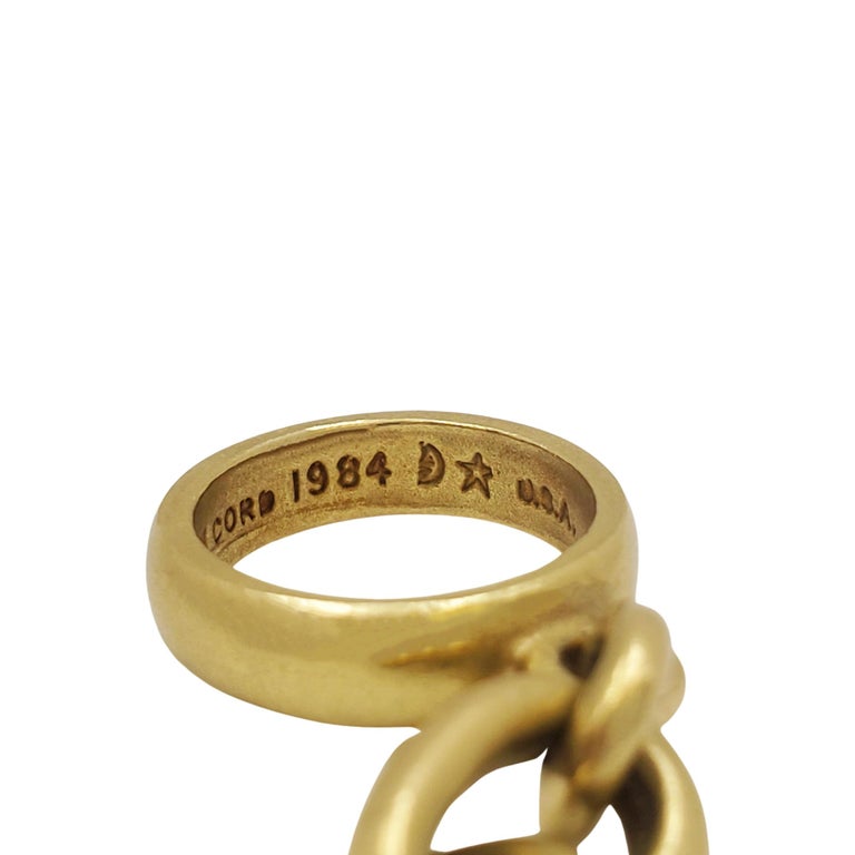 Kieselstein-Cord Yellow Gold Toggle Necklace For Sale at 1stDibs