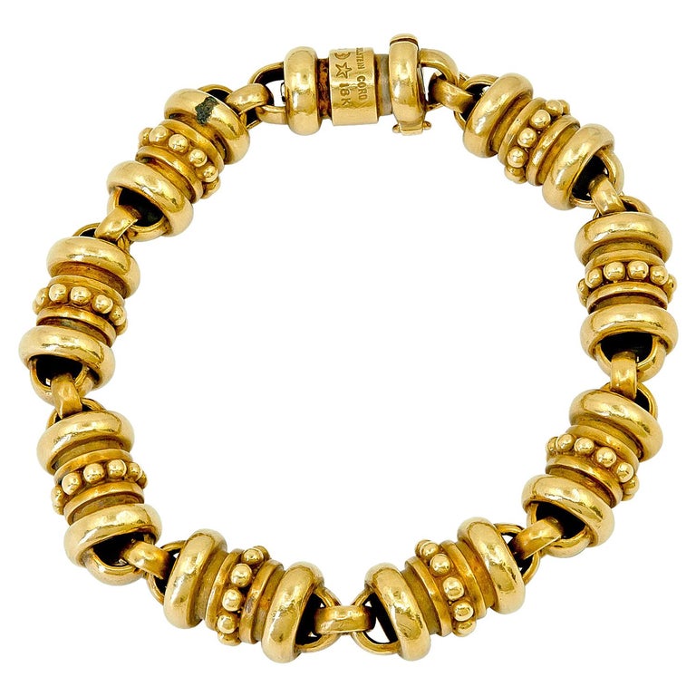 Barry Kieselstein -Cord Gold Spiral Bracelet For Sale at 1stDibs