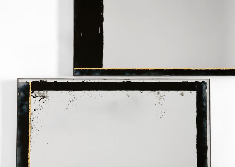 Kiko Lopez, Monolith, Seizme, Silvered Glass Wall Mirror, France, 2021 ...