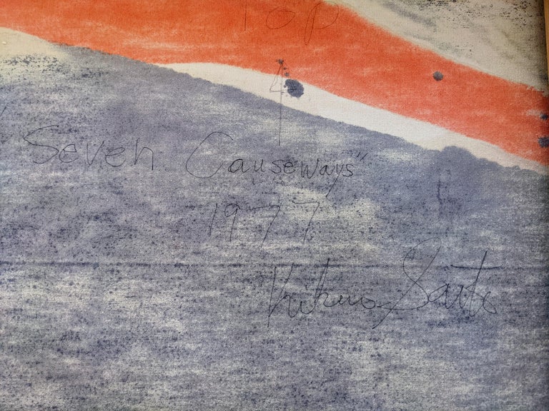 Kikuo Saito - "Seven Causeways," Kikuo Saito, Abstract Expressionism ...