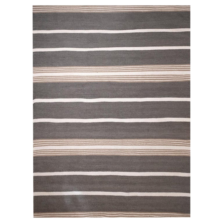 Modern Handwoven Polypropylene Outdoor Rug Carpet Candy Anthracite ...