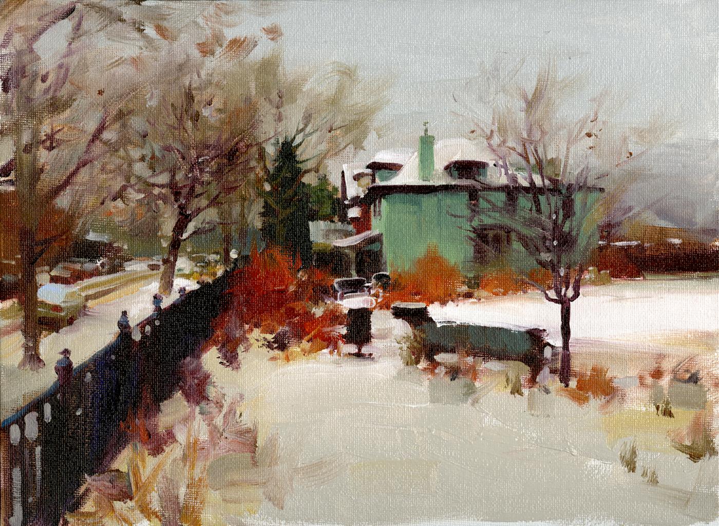 Kim English - "Colors of February", Oil Painting at 1stDibs | february ...