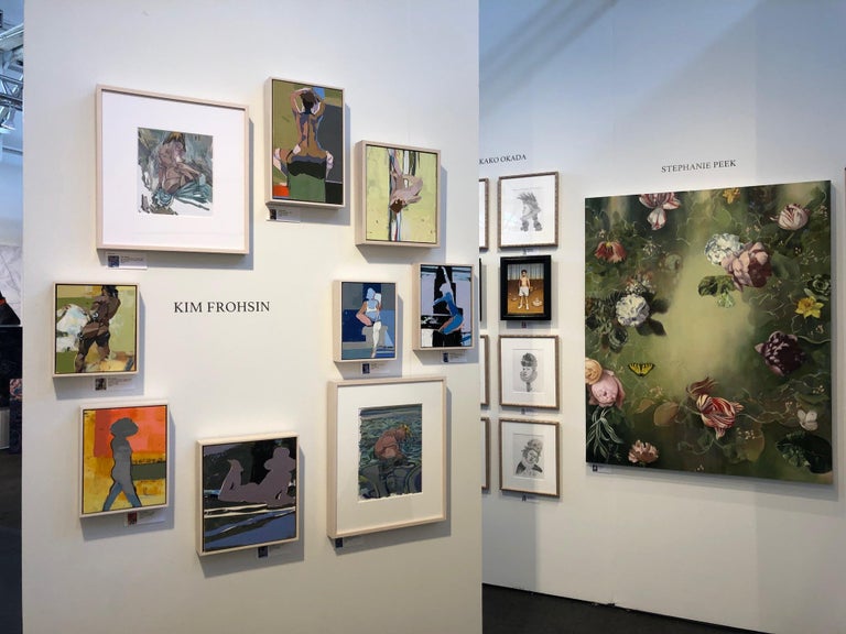 Kim Frohsin - Carnival Suburbian / 2008 framed figurative painting For ...