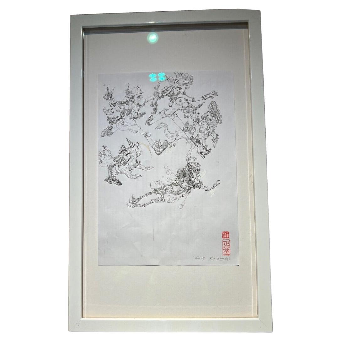 Comic Mask, Original Painting by Lynn Curlee For Sale at 1stDibs