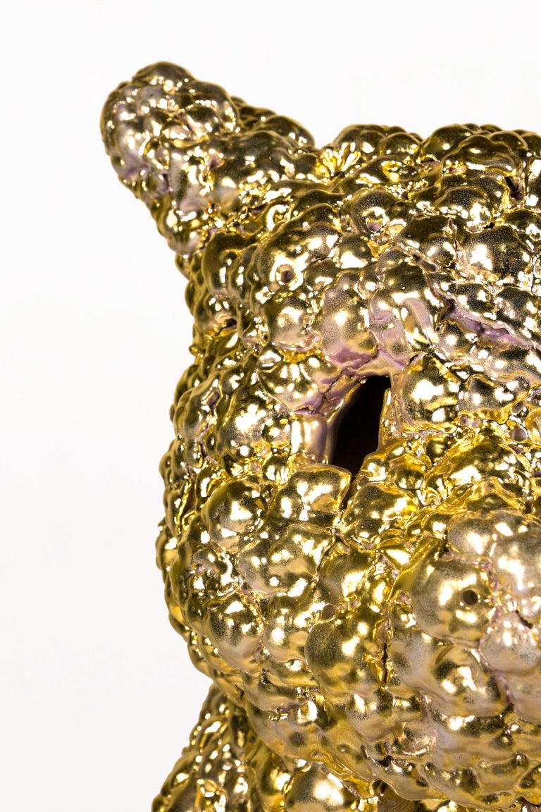 Kim Simonsson Sculpture "Golden Dog", circa 2020, Finland For Sale at ...