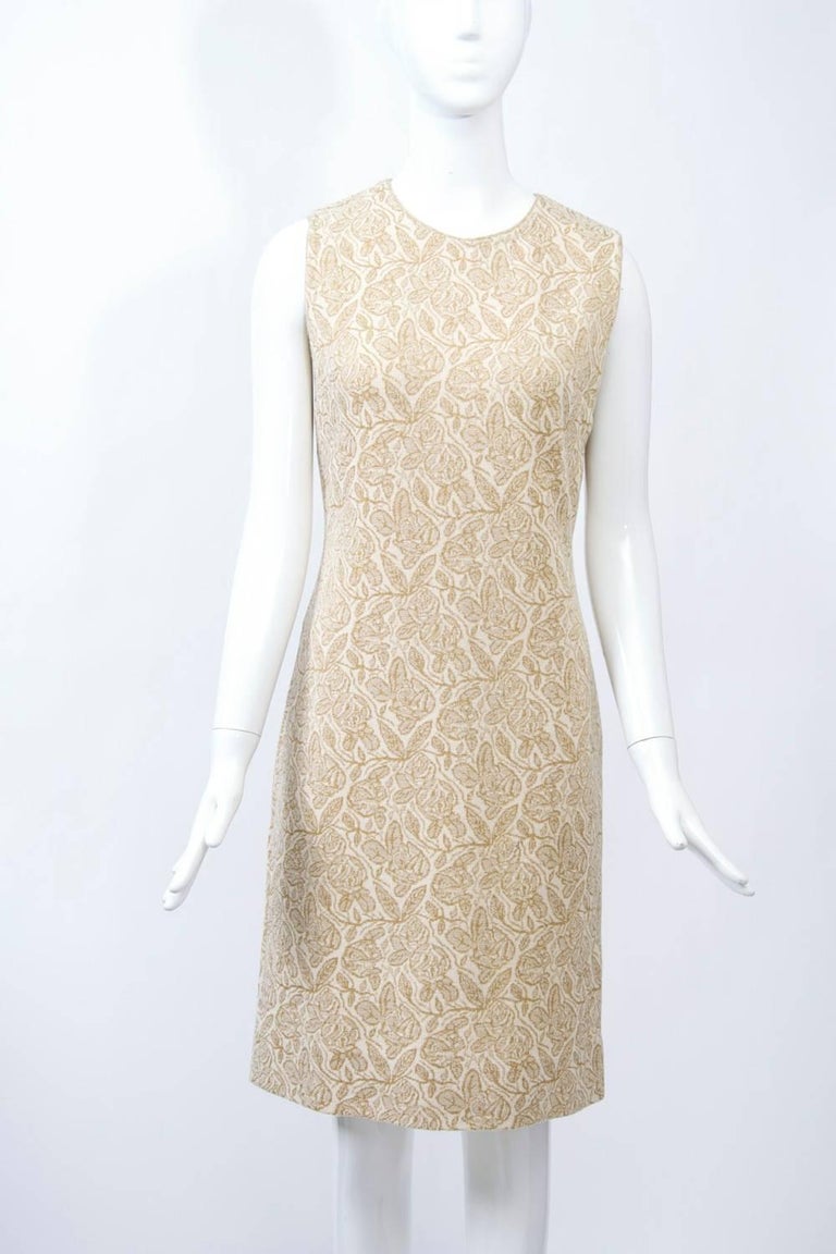 Kimberly Metallic Knit Dress and Jacket at 1stDibs