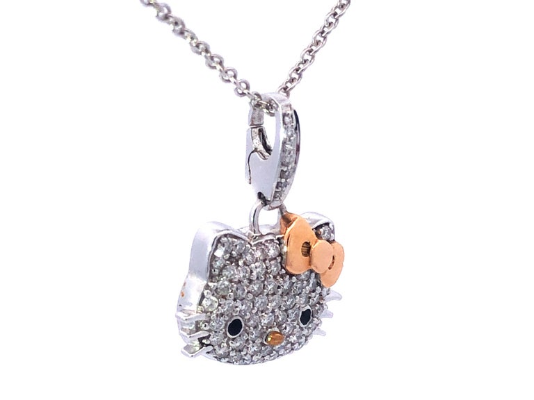 Kimora Lee Simmons Sanrio Hello Kitty 18k White Gold and Diamond ...