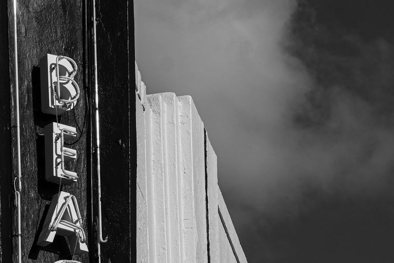 Kind of Cyan - Beach Neon Letters, Black and White Limited Edition ...