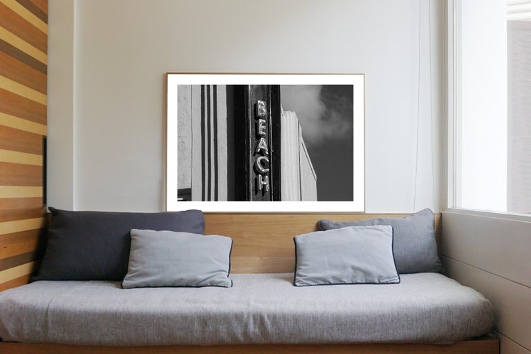 Kind of Cyan - Beach Neon Letters, Black and White Limited Edition ...