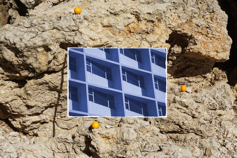 Kind of Cyan - Minimalist Building Grid, Limited Edition Handmade ...