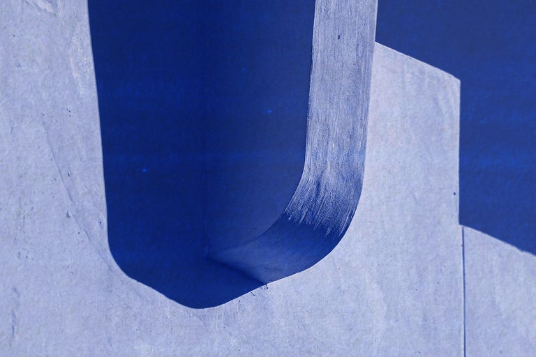 Kind of Cyan - Tropical Brutalist Cornice, Architecture Blueprint, Art ...