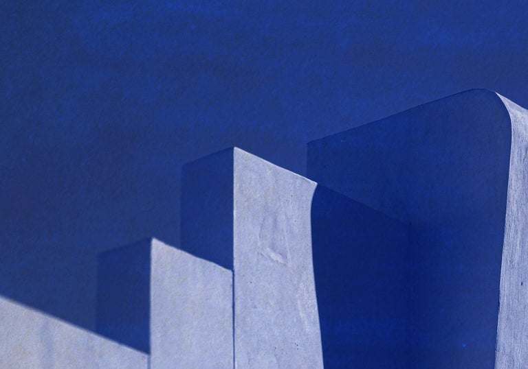 Kind of Cyan - Tropical Brutalist Cornice, Architecture Blueprint, Art ...